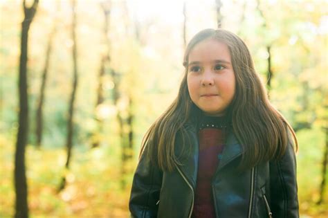 Premium Photo Portrait Of A Teenage Girl In Forest