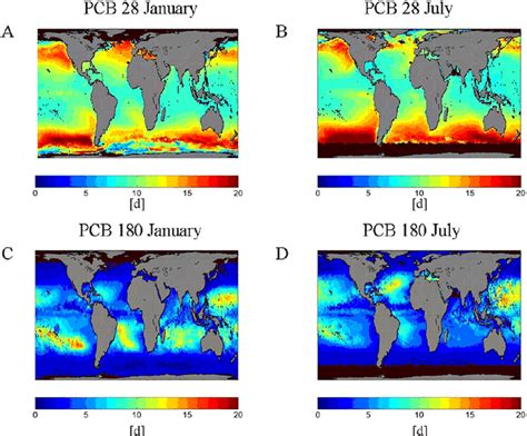 Atmospheric Residence Times Global Spatial Variability Of Atmospheric