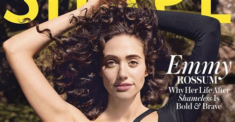 Emmy Rossum Figure Dans Lédition De Janvier Février 2019 Du Magazine