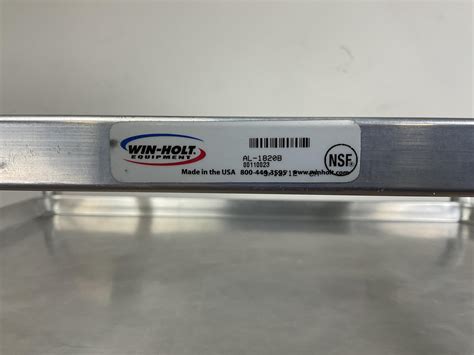 Lot Win Holt Commercial Stainless Steel 20 Pan Rack