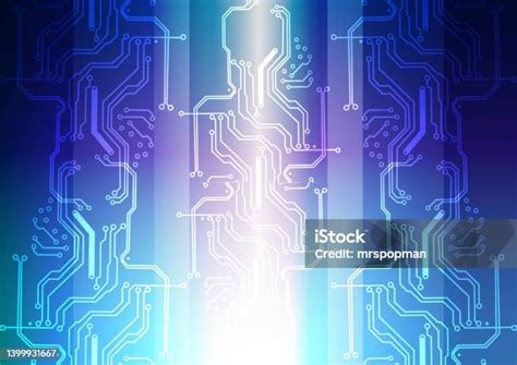 추상 벡터 디지털 기술 기술 회로와 미래 지향적 인 배경 디자인 개념 추상적인 기술 일러스트 벡터 디자인 개념에 대한 스톡 벡터 아트 및 기타 이미지 Istock