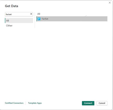 Power Query Factset Enterprise 连接器 Power Query Microsoft Learn