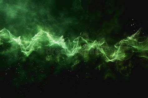 Digital Matrix Data Waveform On Music Dynamic Wave Abstract Concept