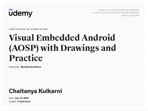 Udemy Aosp Android Sasken Chaitanya Kulkarni