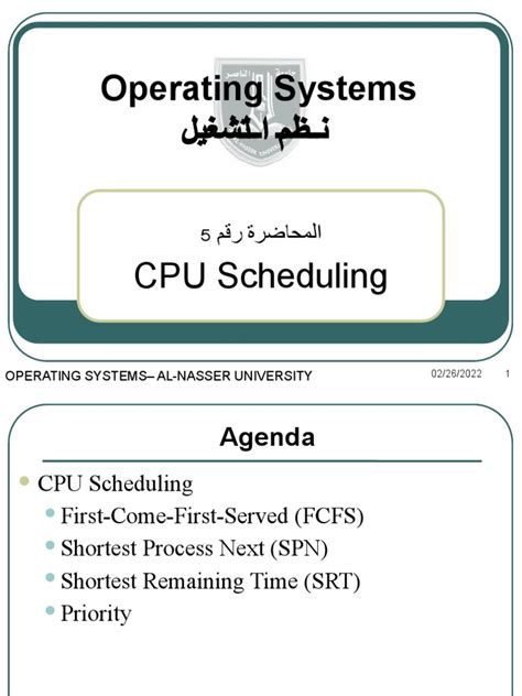 5 os cpu scheduling pdf scheduling computing applied