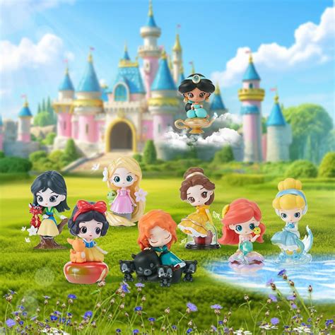 Miniso Disney Princess Fairy Tale Town Figure Model Blind