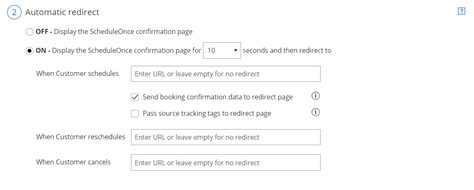 Automatic Redirect Legacy Oncehub