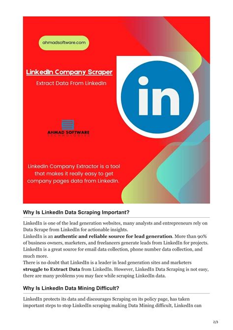 Ppt What Is An Effective Technique To Extract Data From Linkedin