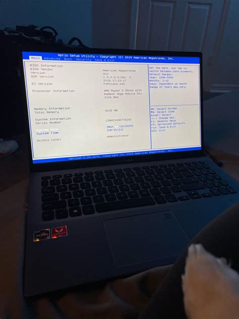 My Laptop Is Stuck On Aptio Setup Screen Does Anyone Know How To Fix