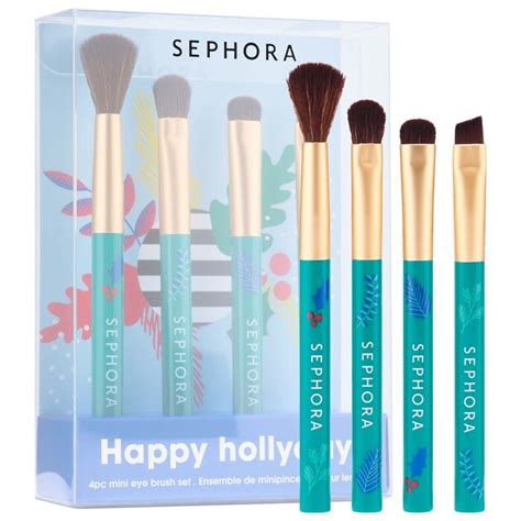Mini Happy Hollydays Eye Brush Set Sephora Collection Sephora