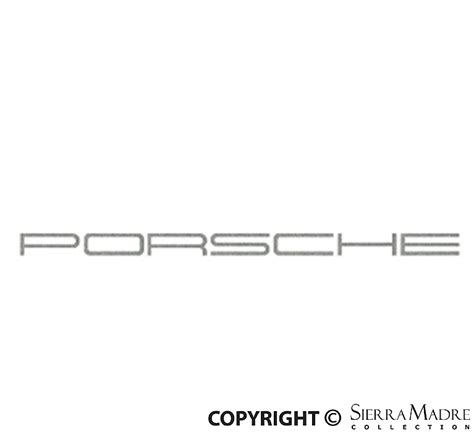Porsche Decal Light Grey 928 78 86 928 505 325 05