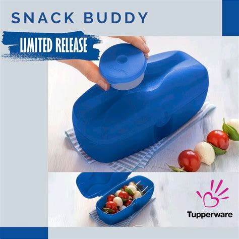 Jual Tupperware Snack Buddy Set Tempat Snack Shopee Indonesia