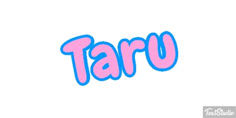 Taru Name Animated  Logo Designs