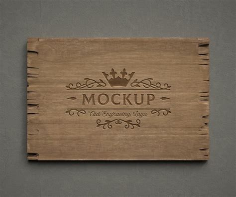 Rustic Logo Mockup Psd High Quality Free Psd Templates For Download