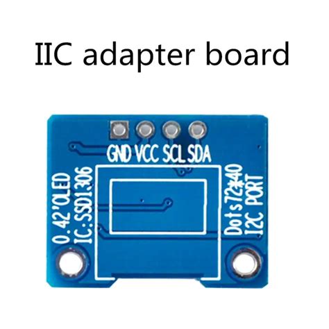 0 42 Inch Oled Display Lcd Screen Module Serial Screen Module Spi Iic