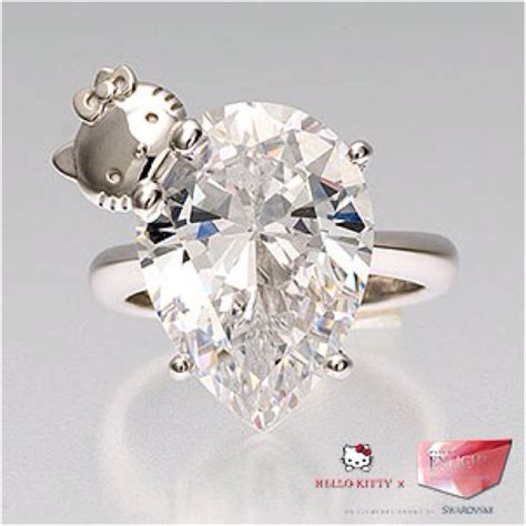 Hello Kitty Engagement Ring Of Course I Want One Hello Kitty