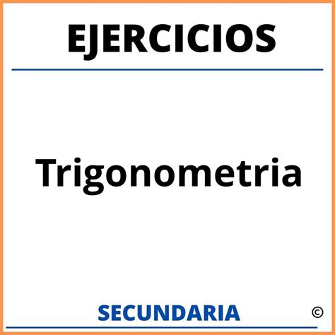 Razones Trigonometricas Trigonometria Riset Free Word Template