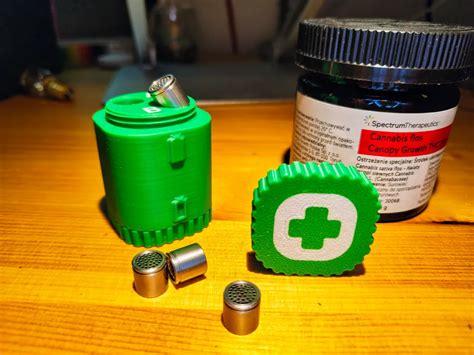 Container For Weed Marihuana Vape Capsules By T0maszek Makerworld