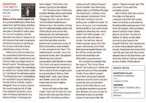 Hip Hop Nostalgia Ghostface Killah The Pretty Toney Album April