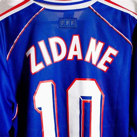 Frankreich Heimtrikot 1998 Wc Zinedine Zidane 10 Gr L Neu Gemäss