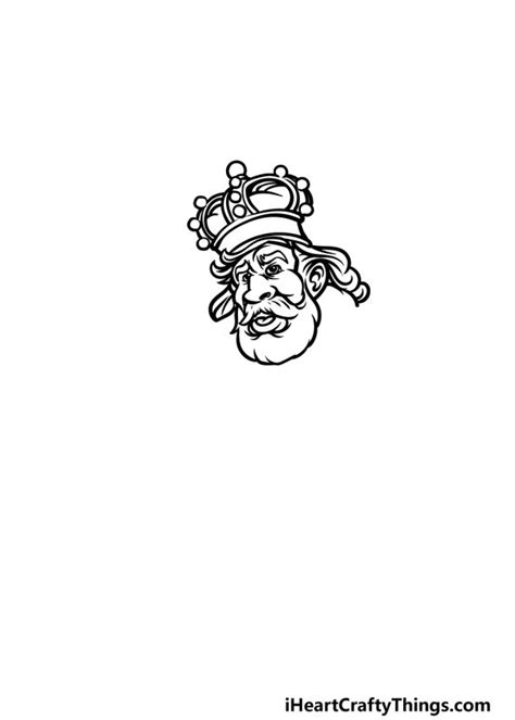 King Drawing How To Draw A King Step By Step