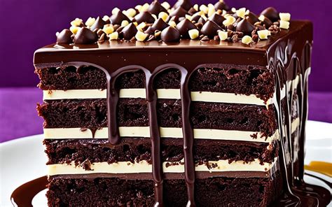 Layered Brownie Cake Stack How To Make It