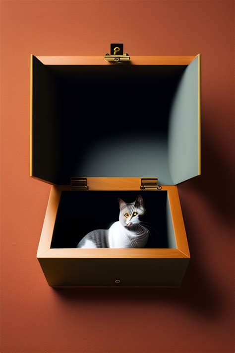 Lexica A Box By Mc Escher Whith A Schrodinger Cat