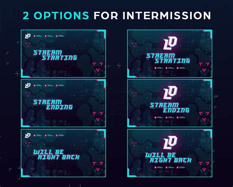 Broadcast Overlay Overlay Streaming Animated Stream Overlay Etsy