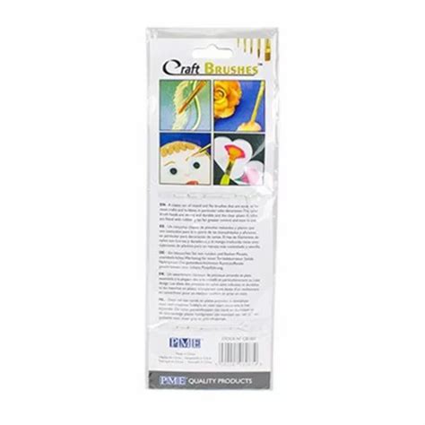 Craft Brush Set Regular Mixed Width Sugarcraftshop Glasgow