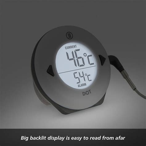 Dot Simple Alarm Probe Thermometer Blue The Gourmet Warehouse