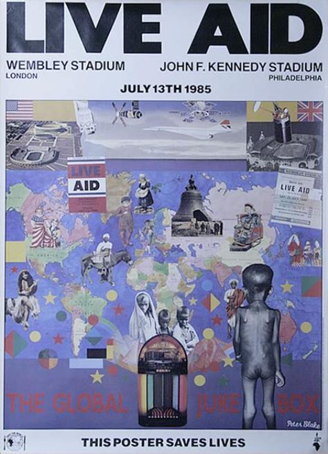 Live Aid Posters From 1985 Why Is One Worth £35 And The Other Worth £