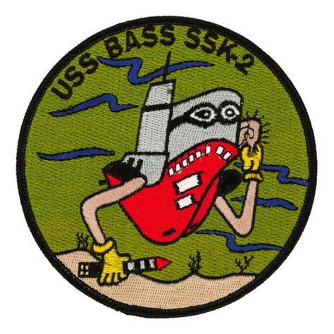 Uss Bass Ssk 2 Patch Flying Tigers Surplus