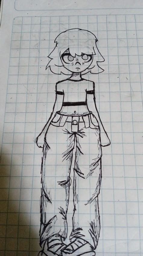 Chica Aesthetic Dibujo A Lapiz