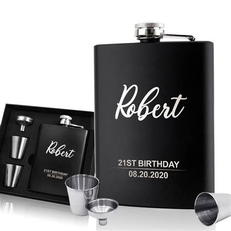 Custom Hip Flask For Liquor Stainless Steel Whisky Flask Personalized