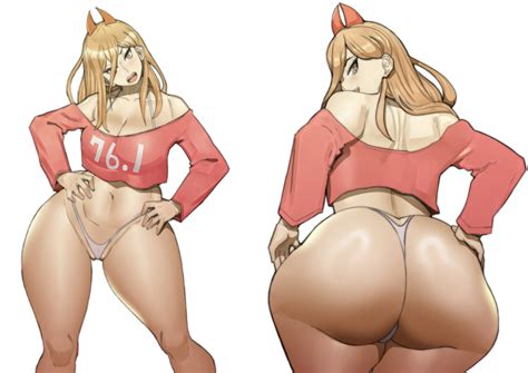 Rule 34 1girls Ass Breasts Chainsaw Man Crop Top Dat Ass Demon Demon
