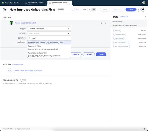 Create WorkFlow