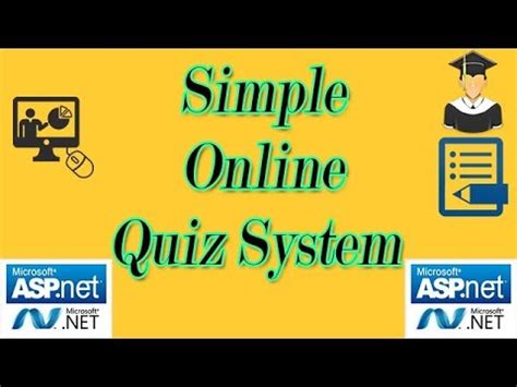 Simple Quiz System In Asp Net Using C YouTube