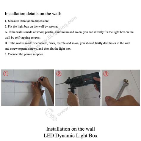 Led Dynamic Light Box Slim Ultra Thin Led Flashing Light Box Animated
