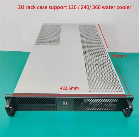 2u Rack Mounted Case 360 Water 240 Water Cooler Support Eatx