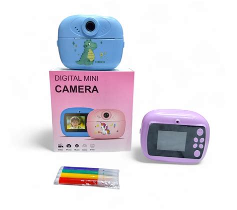 Mini Cámara Impresora Fibrones Hola Deco