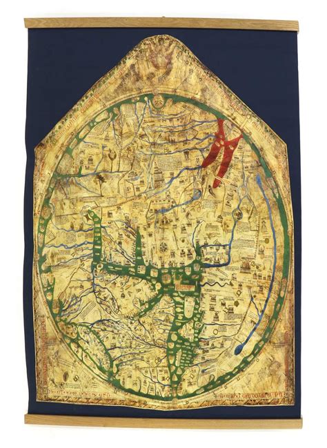 Hereford World Map Mappa Mundi Faksimile Facsimile Commentary Volumes