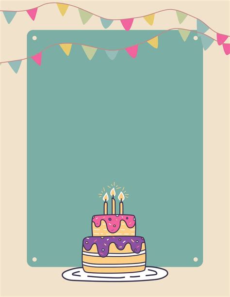 Birthday Cake Background Designs