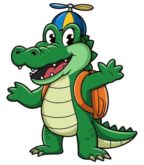Premium Vector Cute Crocodile Vector