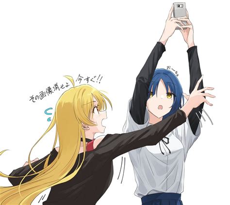 Yamada Ryo And Ijichi Seika Bocchi The Rock Drawn By Kanariahisagi