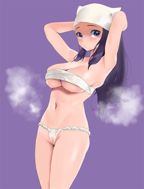Rule 34 1girls Akari Pokemon Armpits Blue Eyes Blue Hair Breasts