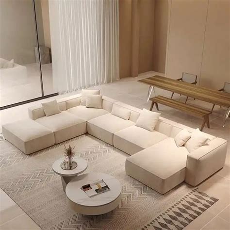 Modern Comfy Design U Shape Sofa With Seating Comfy Theme