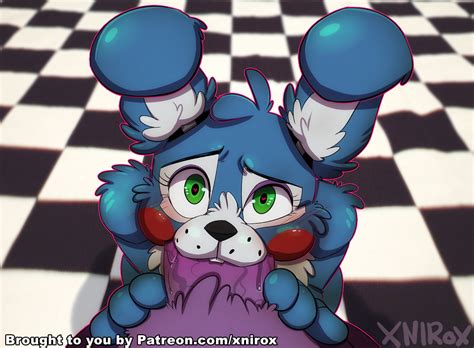Rule 34 2015 2boys Animatronic Anthro Black Nose Blue Fur Blush