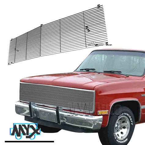 1981 1988 Chevy Silverado 1500 Regular Phantom Stainless Black Billet