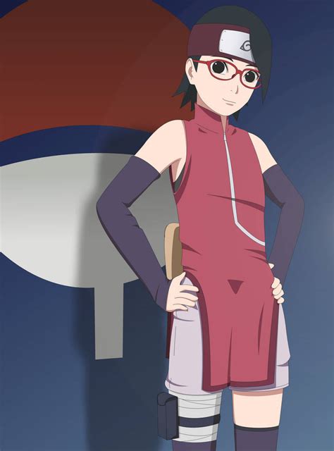 Uchiha Sarada By Optimystic11 On Deviantart