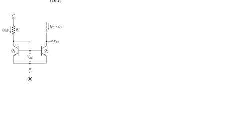 Solved For The Basic Two Transistor Current Source In Figure